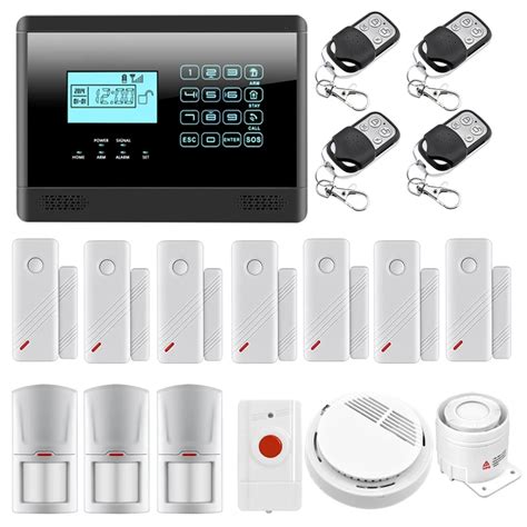M E Wireless GSM SMS TEXT Touch Keypad Home House Alarm System Touch Screen High Quality Sensors
