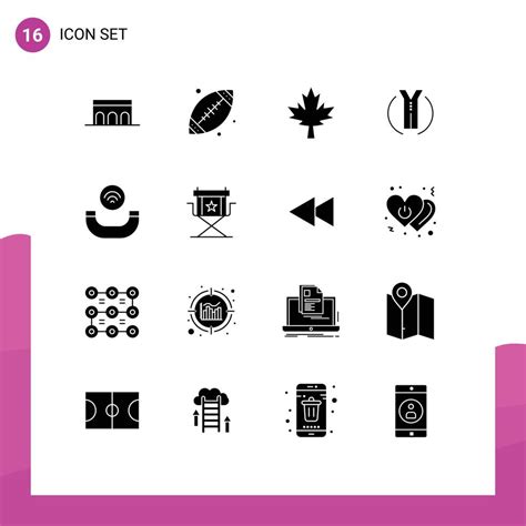 Set Of 16 Vector Solid Glyphs On Grid For Handset Location Usa Two Way Road Editable Vector