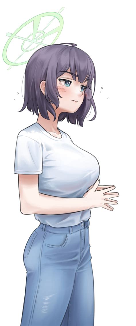 Safebooru 1girl Absurdres Blue Archive Blue Eyes Blue Pants Blush