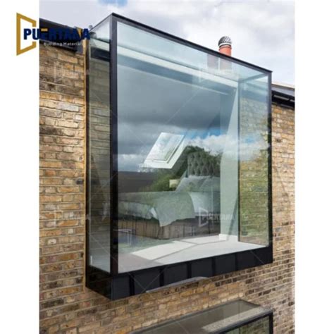 Frameless Glass Window Seats And Vertical Frameless Glass Windows Box Bay Window Extension For