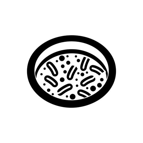 Microbiological Research Icon On White Background 34779606 Vector Art