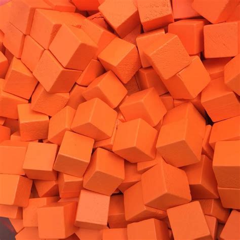 Wooden Cube Blocks Solid Wood Cube Small Wooden Square Blocks For Craft