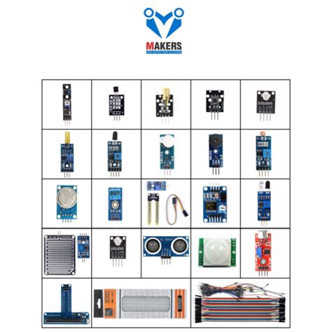 Arduino Sensor Kit 24 In 1 Makers Electronics