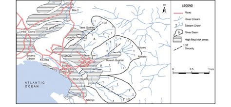 High Flood Risk Areas In Limbe Cameroon Adapted From Kometa 2012 Download Scientific Diagram