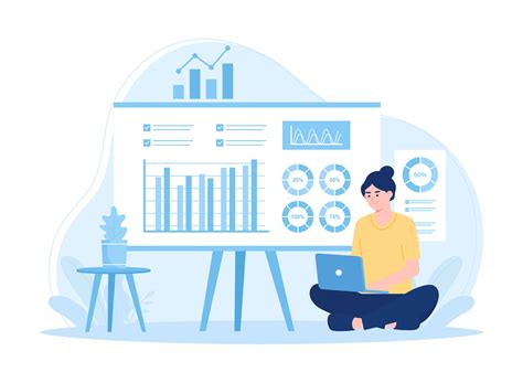 Analyzing Work Projects Concept Flat Illustration 33490905 Vector Art At Vecteezy