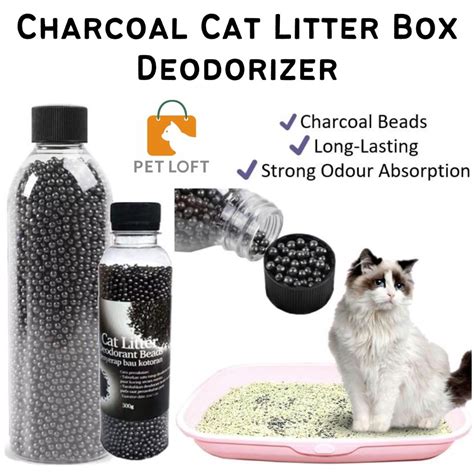 Deodorant Beads Cat Box Odor Eliminator Litter Safe And Natural Charcoal