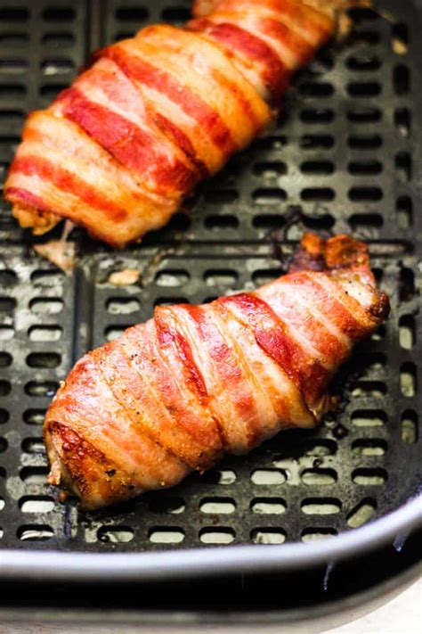 Bacon Wrapped Chicken Thighs Air Fryer Chicken Recipes