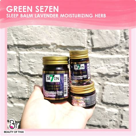 Green Seven Moisturizing Herb Massage Sleep Lavender Balm 15gr 20gr