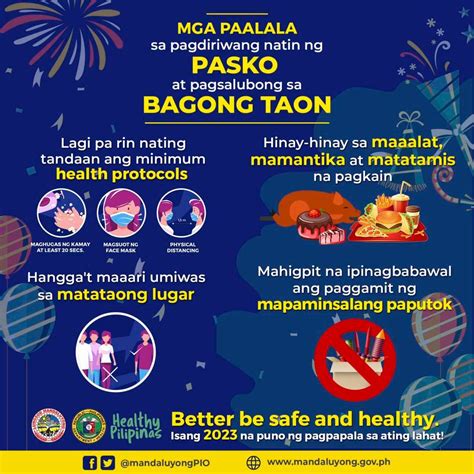 PIA Mandaluyong City Nagbigay Paalala Ngayong Pasko At Bagong Taon