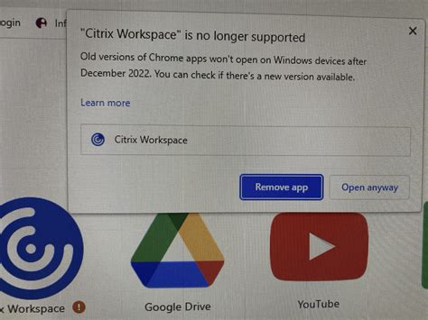 Is Workspace Chrome Extension No Longer Supported What Is Replacement Rcitrix