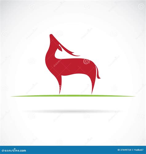 Vector Image Of An Deer Design Stock Vector Illustration Of Drawing