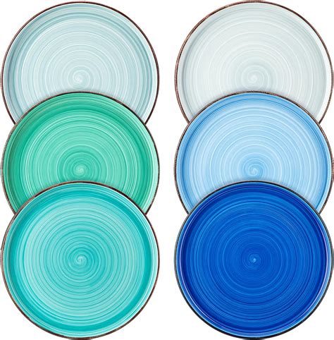 Vancasso Bonita 85 Inch Salad Plates Ceramic Small