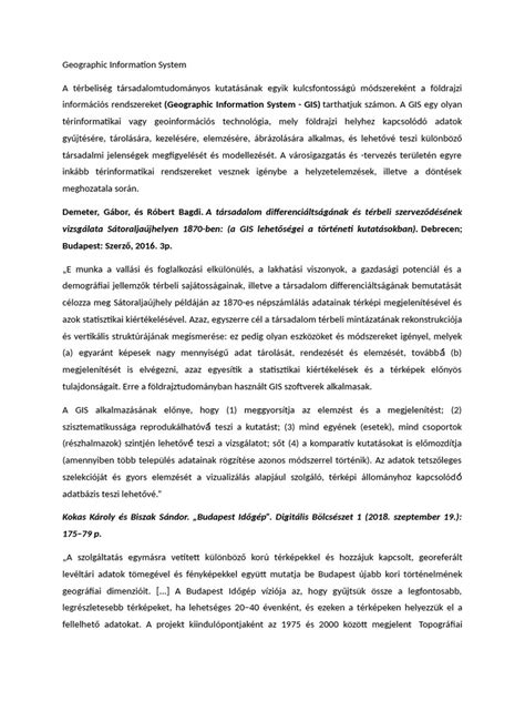 Geographic Information System Pdf