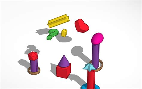 3d Design Floating Shapes Tinkercad