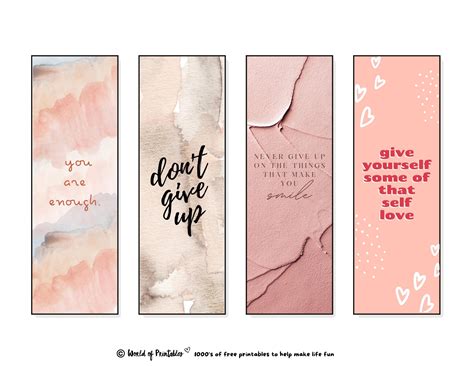 Aesthetic Bookmarks Printable At Logan Blanchard Blog