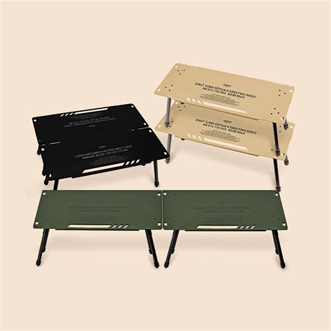Master Shelf Table Beige — Camp One Outdoor Online Brand