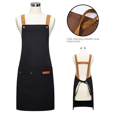 1pc Oilproof And Waterproof Apron Kitchen Waterproof Chef Apron