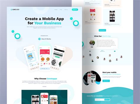 Web Landing Page Ui Ux Design By Suvo Roy On Dribbble