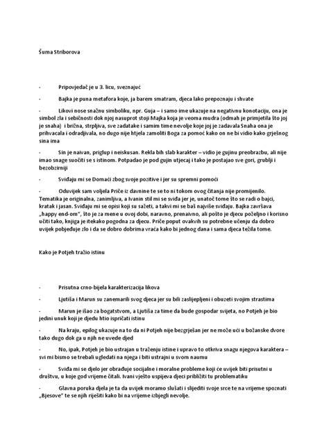 Šuma Striborova Pdf