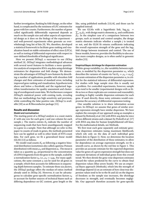 SOLUTION Moderated Estimation Of Fold Change And Dispersion For Rna Seq Data With Deseq2