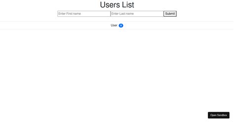 UserForm Assignment Deepak Sir 1 Codesandbox