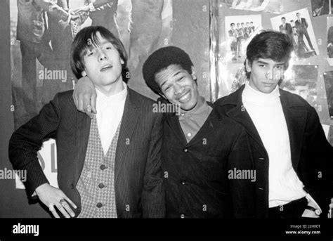 Moroccan Singer Vigon With Two Fans In The Backstages Of The Golf Drouot In Paris In 1964