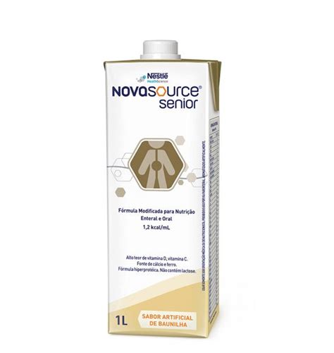 Novasource Senior Baunilha 1Litro Nestlé Nutrilife