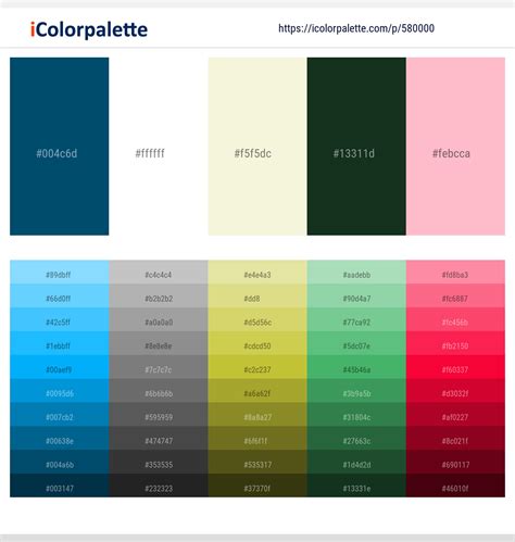 5781 Latest User Color Palettes Icolorpalette