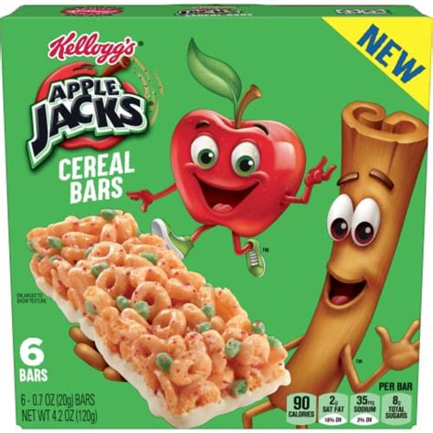 Kelloggs® Apple Jacks Original Cereal Bars 6 Ct Fred Meyer