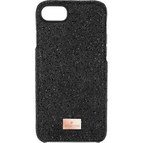 施华洛世奇 Swarovski 手机壳 High 智能手机防震保护套 iPhone8 黑色 5353239 小迈步海淘品牌官网