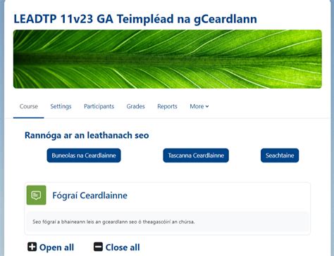 Mic Moodle Template Example Tutorial Template Ga Mic Lead Knowledge
