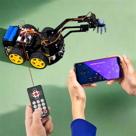 Arduino 4wd Robot Arm Car Kit Arduino Robot Kit Goodsshopi