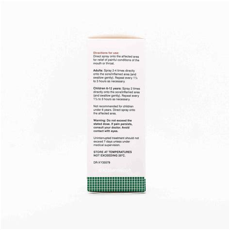 Difflam™ Forte 3mg Throat Spray Sugar Free 15ml