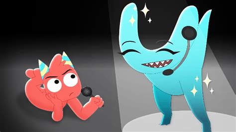 Cyan Sings Rainbow Friends 2 X Garten Of Banban 4 Animations Pt19