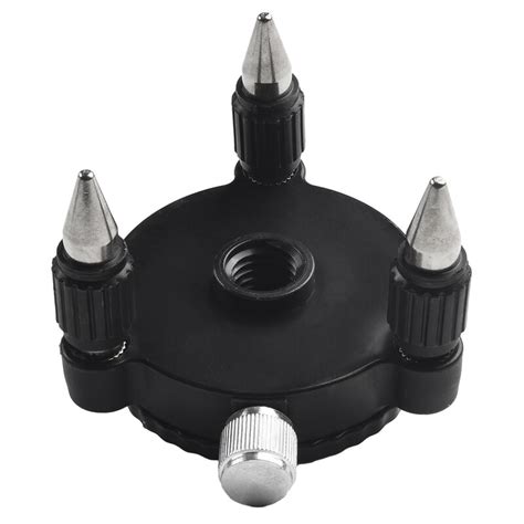 측정 도구 부품 레벨 어댑터 계량기 베이스 레이저 레벨 계량기 360 도 미세 조정 플라스틱 회전 베이스 측정 및 분석 장비