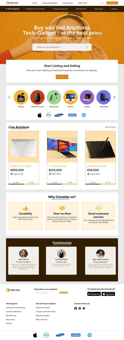 E Commerce Web App Behance