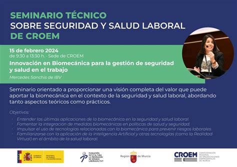 Croem Organiza El Seminario TÉcnico InnovaciÓn En BiomecÁnica Para La