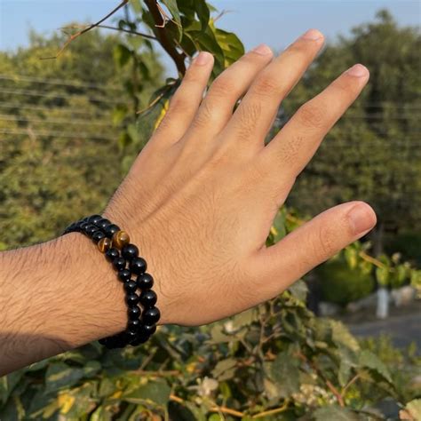 Tiger Eye Beaded Bracelet Dripszn