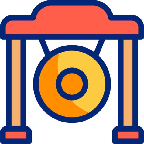 Gong Basic Accent Lineal Color Icon