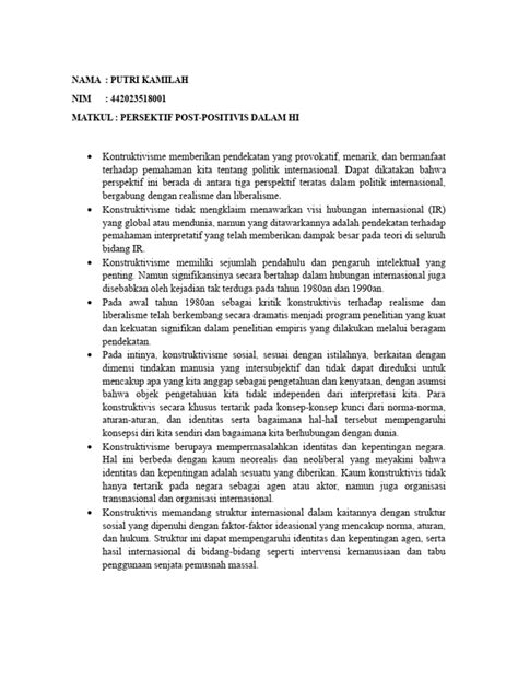 Pphi Putri Kamilah Hi3 Pdf Politik