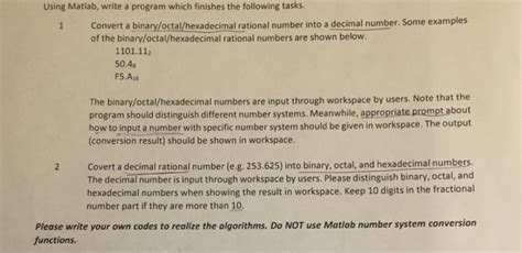 Solved Using Matlab Write A Program Which Finishes The