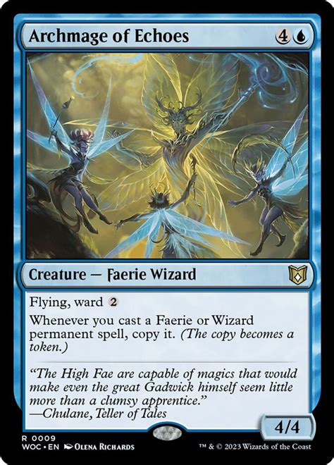 Archmage Of Echoes Wilds Of Eldraine Commander Star City Games