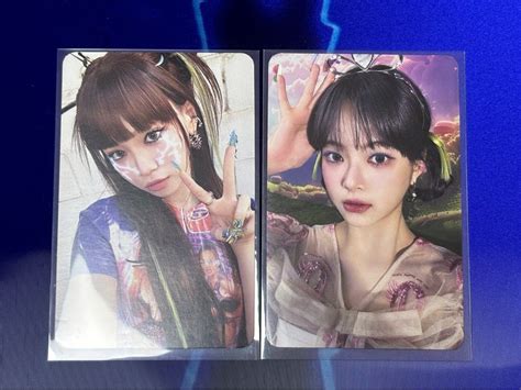 放采恩crazy vol 1 3小卡 chaewon sakura yunjin kazuha eunchar 興趣及遊戲 收藏品及