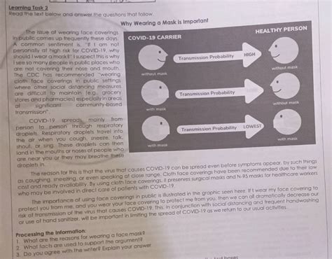 Learning Tosk 2 Read The Text Below And StudyX