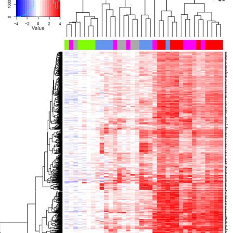 Heatmap Of 837 Differentially Expressed Transcripts Transcript