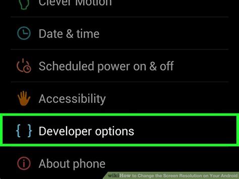 How To Change The Screen Resolution On Your Android