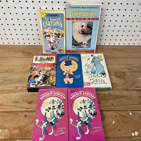 LOONEY TUNES VINTAGE Cartoons VHS Lot Bugs Bunny Porky Pig Bob Clampett