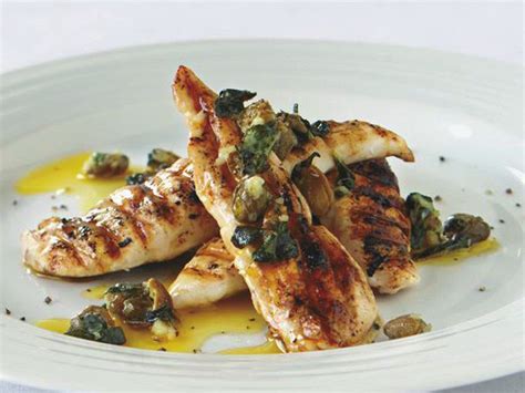 Barbecued Chicken With Garlic And Caper Butter Womens Weekly Food