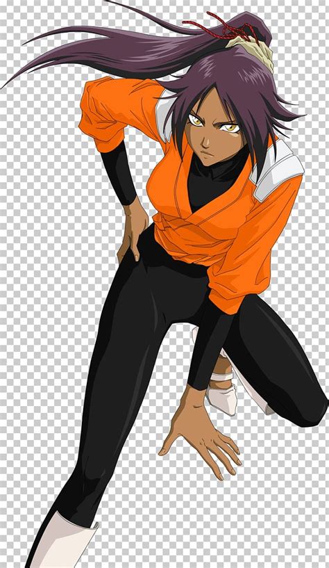 Yoruichi Shihouin Byakuya Kuchiki Soifon Rukia Kuchiki Kisuke Urahara Png Clipart Anime Black