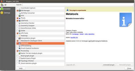 Contributing To Geonode Managing Metadata With The Qgis Metatools Plugin